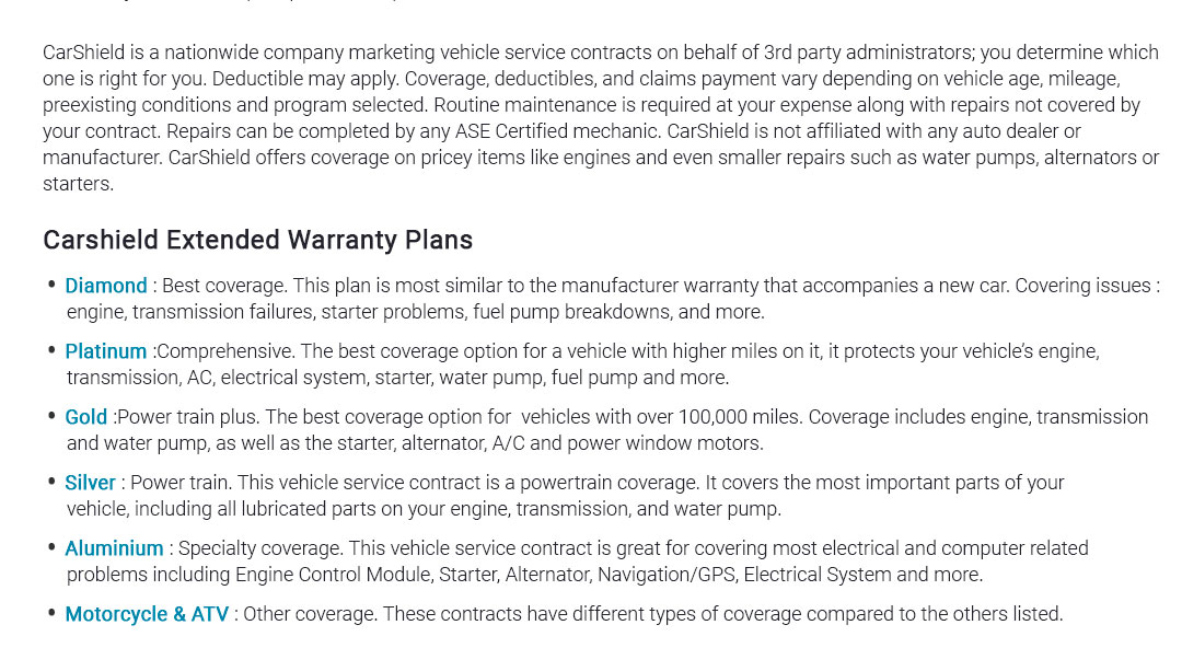 Extended Warranty Payment Plans - 2026, Mar 🚙
